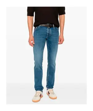 Jacob Cohen Logo-patch Slim-fit Jeans