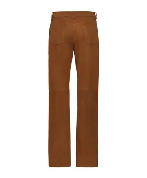 Magda Butrym Corduroy-effect Leather Trousers