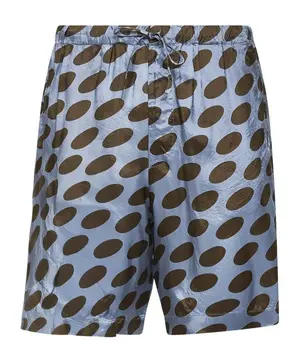 Dries Van Noten Patterned Drawstring Shorts - Ash