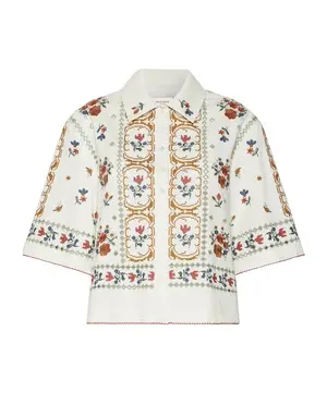 Max Mara Embroidered Jacket - White