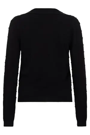 Max Mara Bobble-knit Polo Sweater