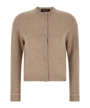 Fabiana Filippi Covered Buttons Cardigan