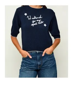 Max Mara Logo Intarsia Knitted Top