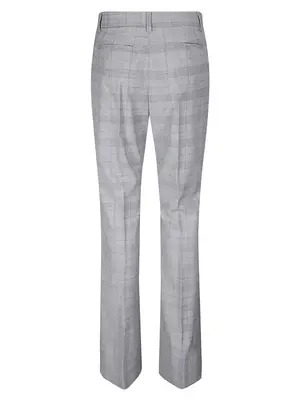 Sportmax Anfora Checked High-rise Tailored Pants