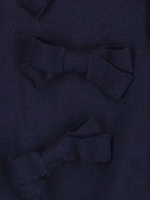 Comme Des Garçons Bow Detail Buttoned Cardigan