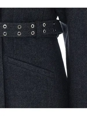 GANNI Belted Single-breasted Jacket