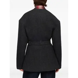 GANNI Belted Single-breasted Jacket