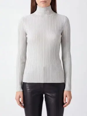 Fabiana Filippi Ribbed Mock Neck Knitted Sweater