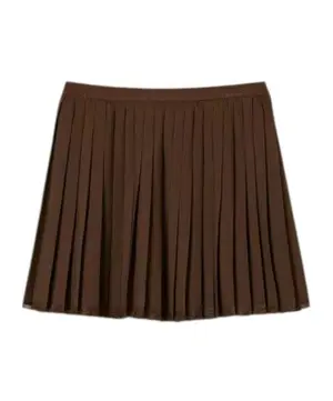 TWINSET Pleated Crepe Skirt With Logo Waistband - Red