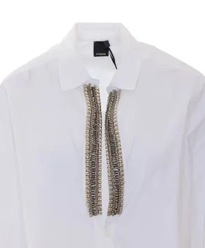 Pinko Embellished Long Sleeve Shirt