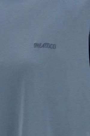Attico Mock Neck Oversized T-shirt