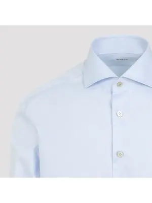 Kiton Slim Fit Cotton Shirt