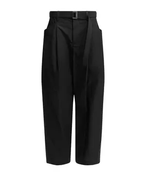 Sacai Typewriter' Parachute Pants - Black