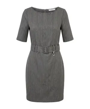 Patrizia Pepe Short Sleeve Belted Dress