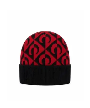MARINE SERRE Wool Blend Knit Cap