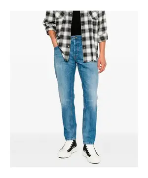DONDUP Brighton Faded Straight-leg Jeans