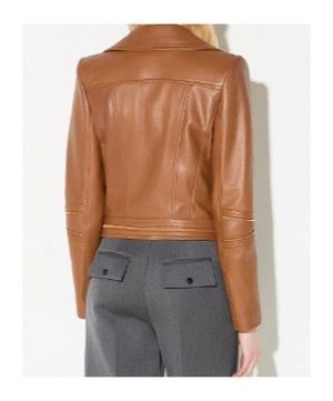 Elisabetta Franchi Leather Biker Jacket