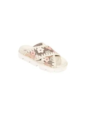 Mou Sequin-embellished Sandals