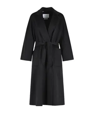 Max Mara Icon Ludmilla' Cashmere Coat - Black