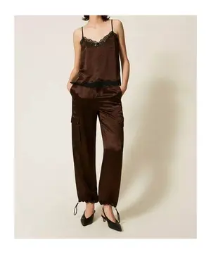 TWINSET Wide-leg Cargo Pants