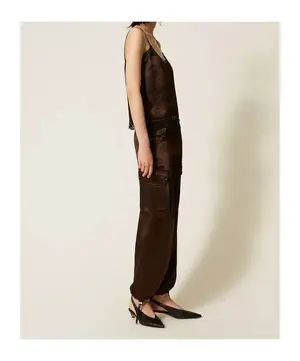 TWINSET Wide-leg Cargo Pants