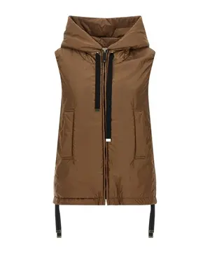 Max Mara Greengo Sleeveless Hooded Jacket