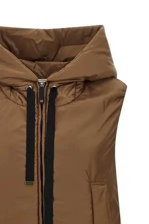 Max Mara Greengo Sleeveless Hooded Jacket