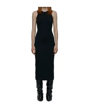 Attico Sculptural Corset Midi Dress