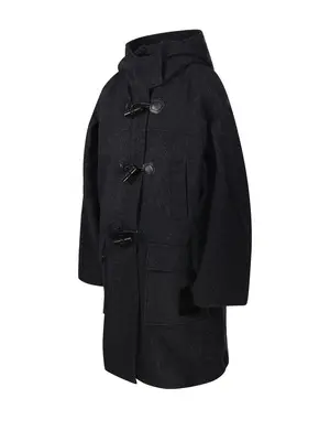GANNI Long-sleeved Hooded Coat