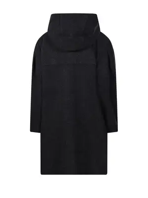 GANNI Hooded Peacoat