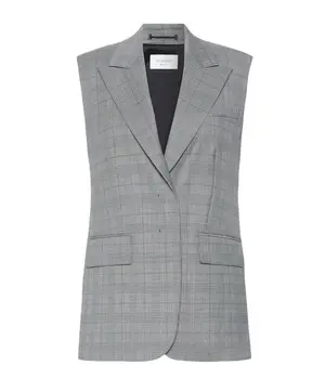 Sportmax Abete Vest - White/black