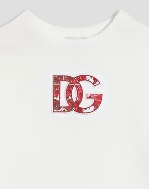 Dolce & Gabbana Jersey T-shirt With Embossed Logo