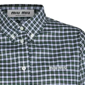 Miu Miu Plaid Shirt