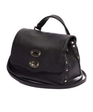 ZANELLATO Logo Shoulder Bag - Black