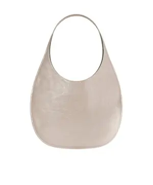 COURREGES Holy Naplack Leather Tote Bag