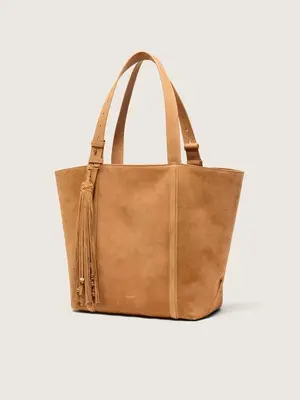 GOLDEN GOOSE 24/7 Tote Bag With Tassel Detail - Camel
