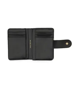 Michael Kors Logo Plaque Leather Purse