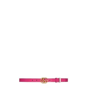 Gucci Gg Marmont Reversible Belt - Pink