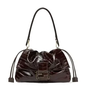 Fendi Large Mamma Baguette Bag - Brown