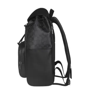 COACH Signature Canvas Racer Backpack