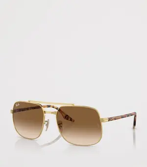 Ray-ban Pilot Sunglasses With Double Bridge