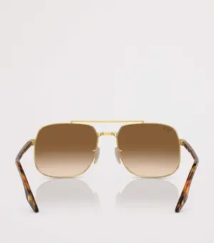 Ray-ban Pilot Sunglasses With Double Bridge