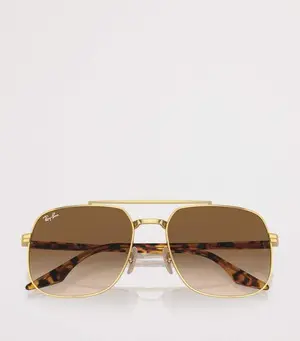 Ray-ban Pilot Sunglasses With Double Bridge