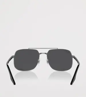Ray-ban Polarized+ Lenses Square Sunglasses