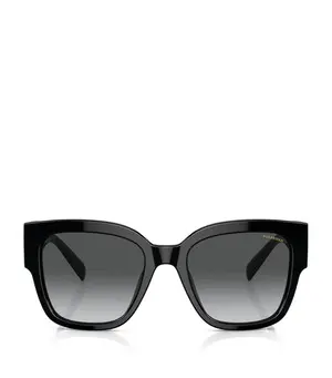 Versace Acetate Pillow Sunglasses - Black
