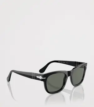 Persol Acetate Rectangle Sunglasses