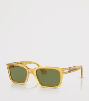 Persol Acetate Rectangle Sunglasses