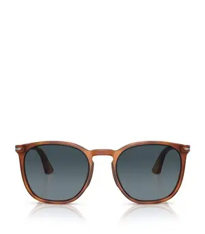 Persol Acetate Round Sunglasses - Brown