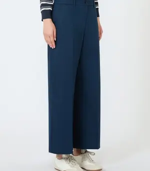 Max Mara Stretch-cotton Wide-leg Trousers