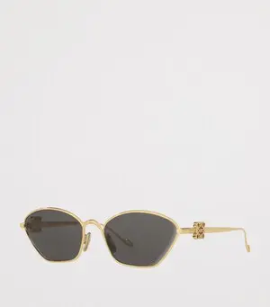 Loewe Anagram Hexagonal Sunglasses